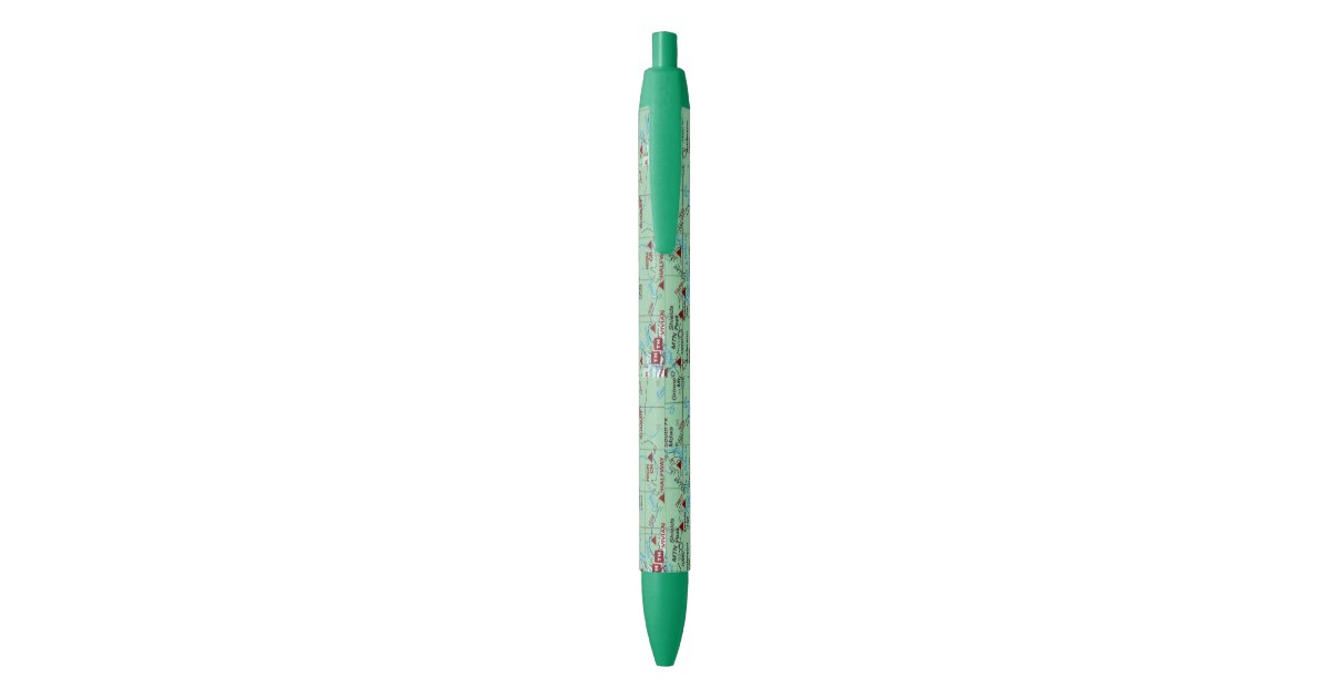 Topo Map Pen | Zazzle