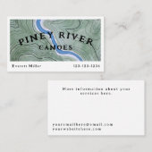 Topographic Map Business Card | Zazzle