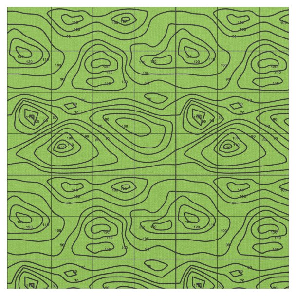 Topographic Map Pattern Fabric | Zazzle.com