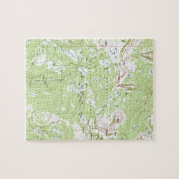 Topographic Map Jigsaw Puzzle | Zazzle