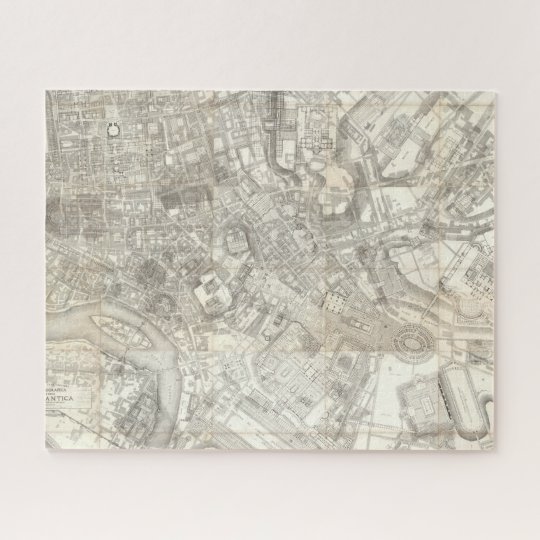 Topographic Map of Ancient Rome, Italy Jigsaw Puzzle | Zazzle.com