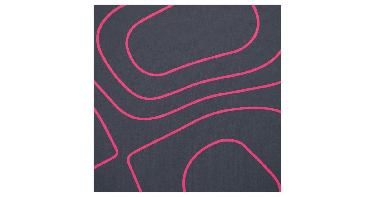 Topographic Map Pattern Fabric | Zazzle