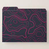 Topographic Map Pattern File Folder | Zazzle