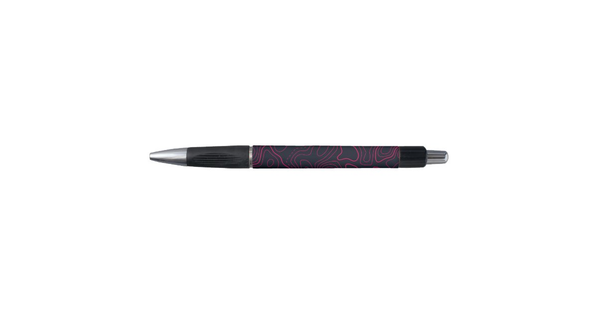 Topographic Map Pattern Pen | Zazzle