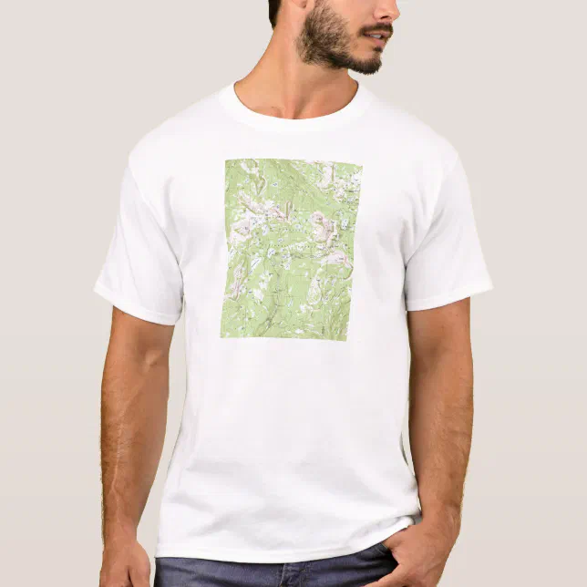 Topographic Map T-Shirt | Zazzle