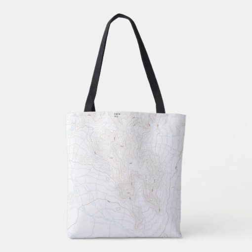 Topographic Map Tote Bag | Zazzle