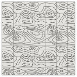 Topographic Map Pattern Fabric | Zazzle.com