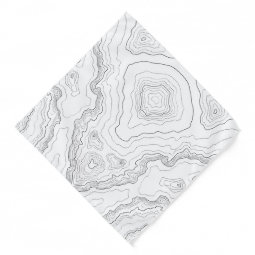 Topographyc map bandana | Zazzle