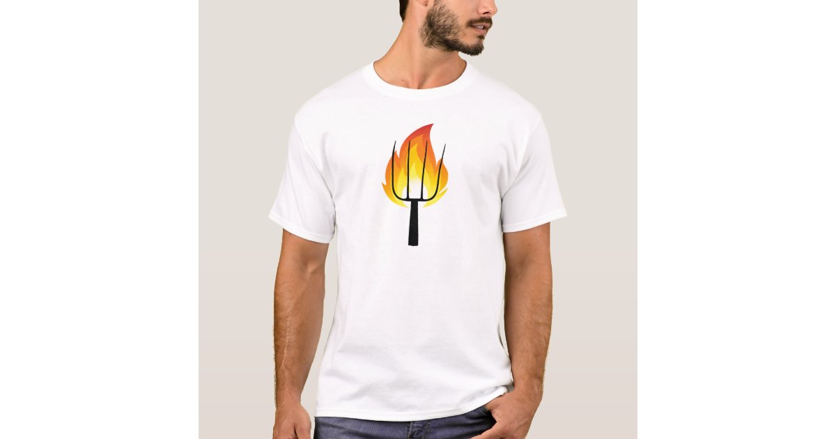 Torch and Pitchfork T-Shirt | Zazzle