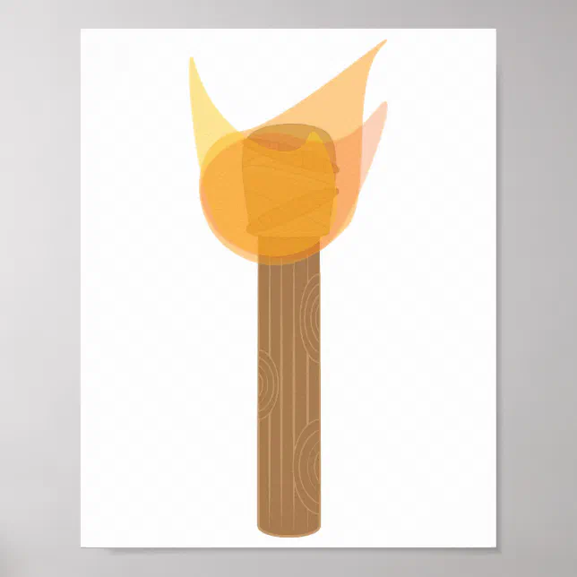Torch Poster | Zazzle