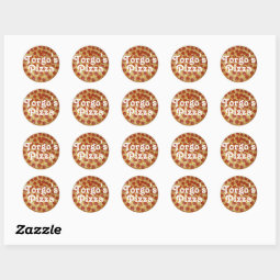 Torgo's Pizza Classic Round Sticker | Zazzle