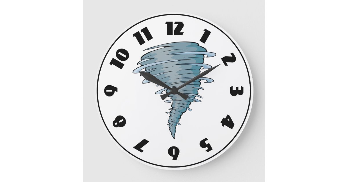 Tornado Clock | Zazzle
