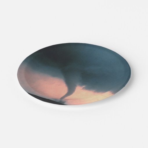 Tornado Paper Plates | Zazzle