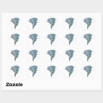 Tornado Stickers | Zazzle