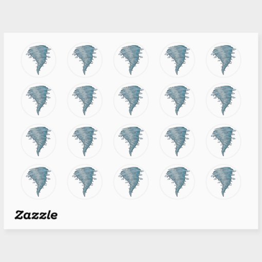 Tornado Stickers | Zazzle