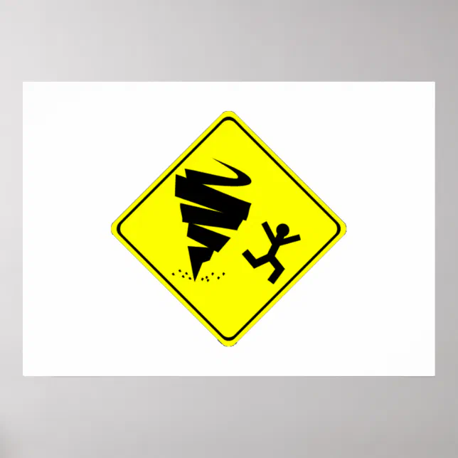 Tornado Warning Sign | Zazzle