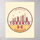 Toronto Canada City Skyline Emblem Poster | Zazzle