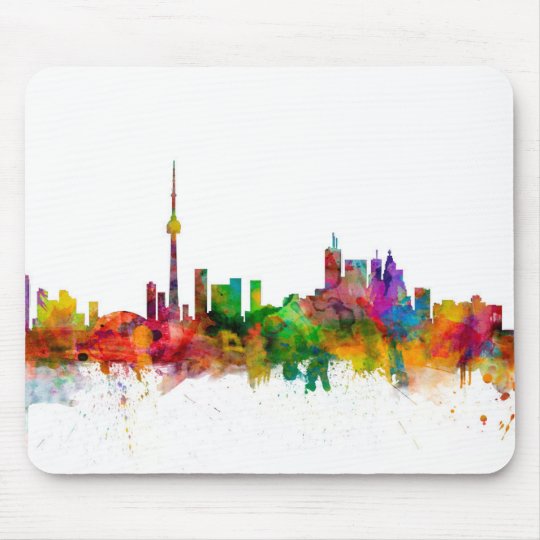 Toronto Canada Skyline Mouse Pad | Zazzle.com