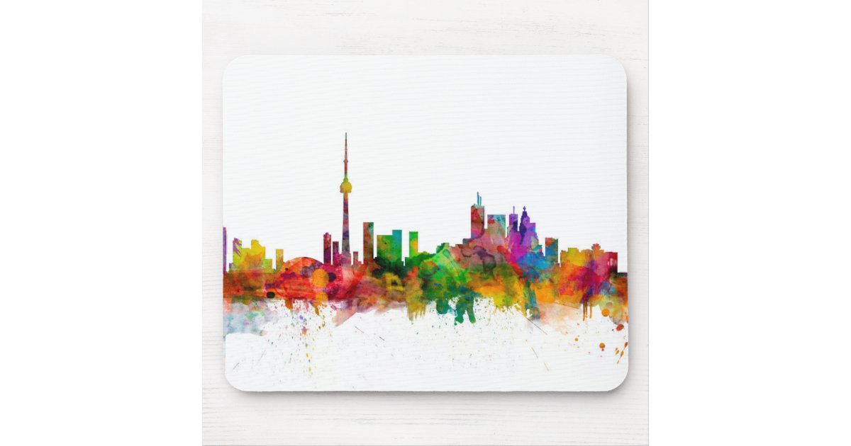 Toronto Canada Skyline Mouse Pad | Zazzle