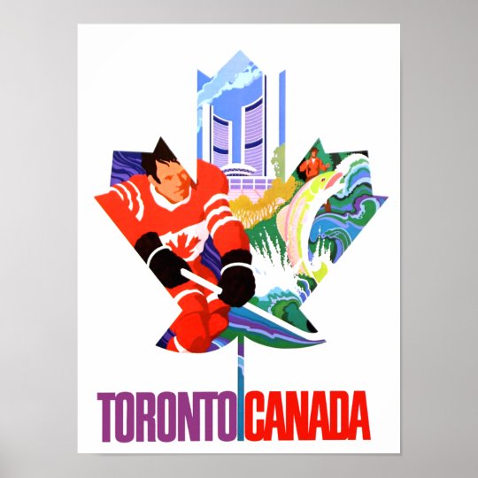 Toronto, Canada travel poster | Zazzle.com