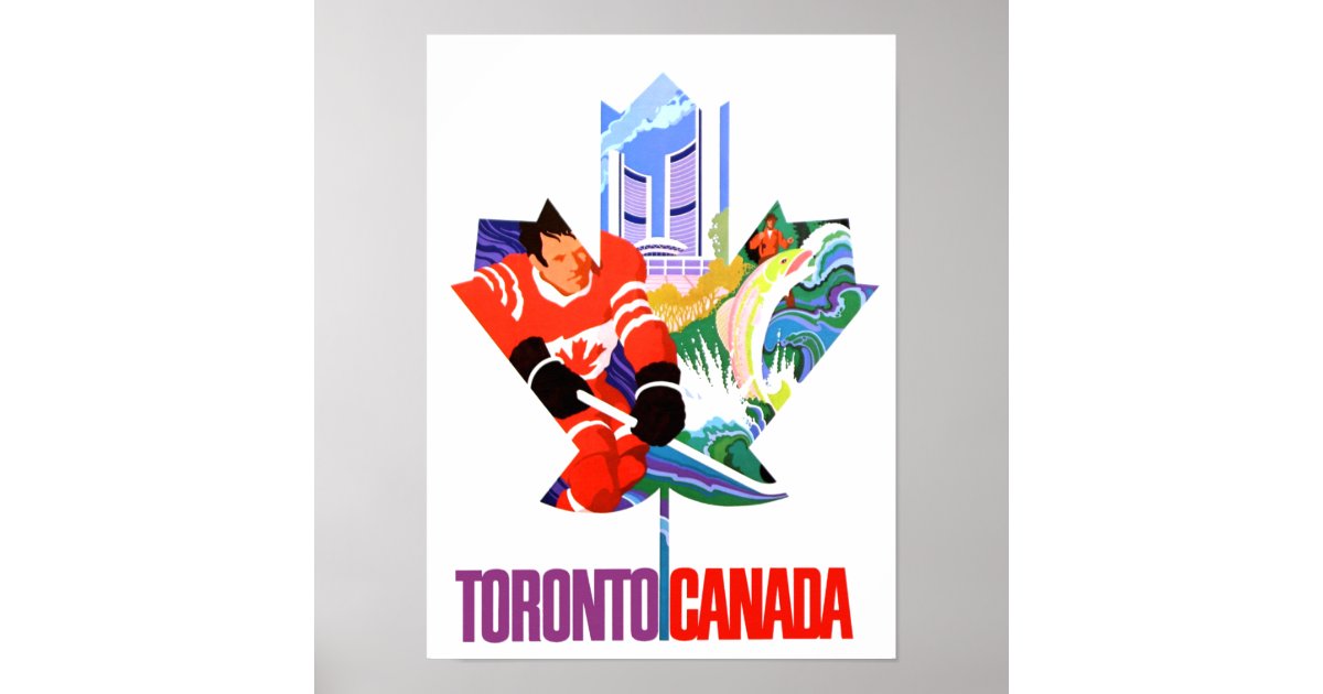 Toronto, Canada travel poster | Zazzle.com