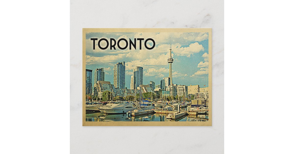 Toronto Canada Vintage Travel Postcard | Zazzle