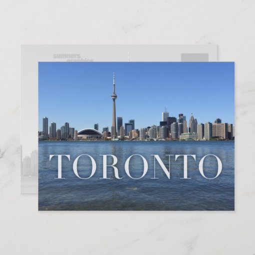 toronto cityscape postcard | Zazzle