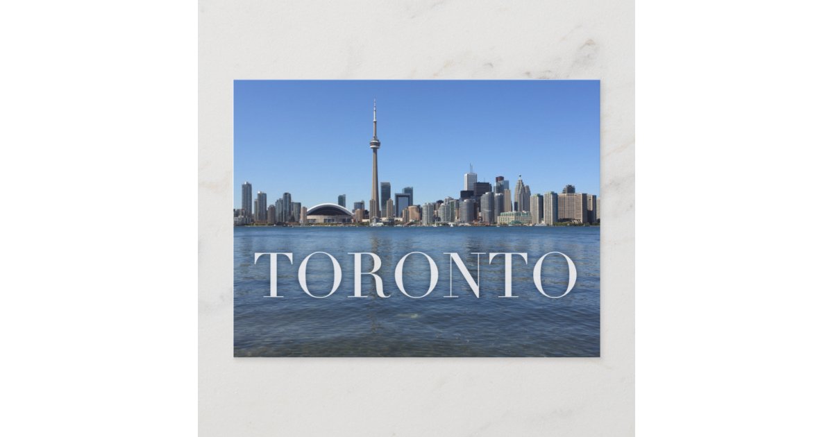 toronto cityscape postcard | Zazzle