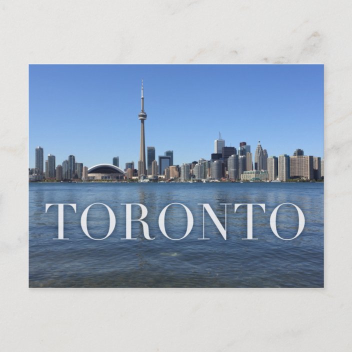 toronto cityscape postcard | Zazzle.com