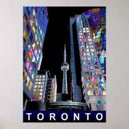 Toronto in graffiti poster | Zazzle