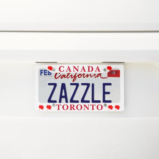 Toronto License Plate Frame | Zazzle