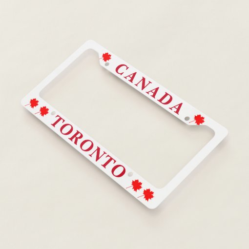 Toronto License Plate Frame | Zazzle