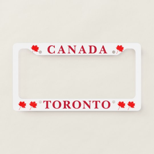 Toronto License Plate Frame | Zazzle.com