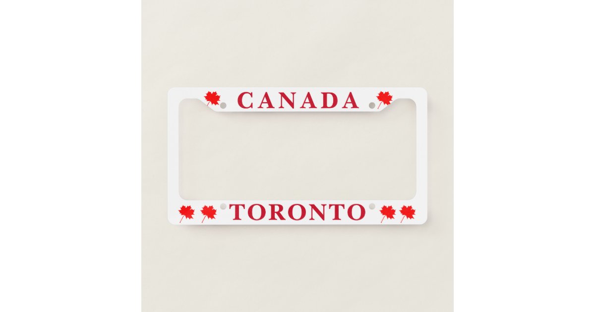 Toronto License Plate Frame | Zazzle