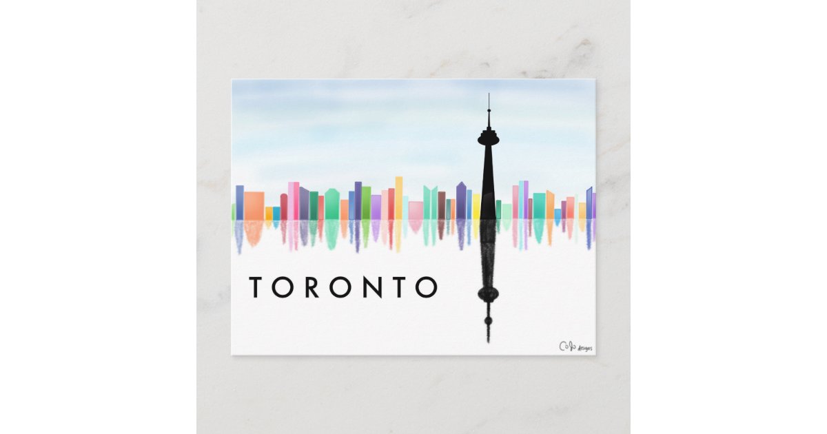 Toronto Skyline Postcard | Zazzle