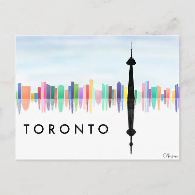 Toronto Skyline Postcard | Zazzle