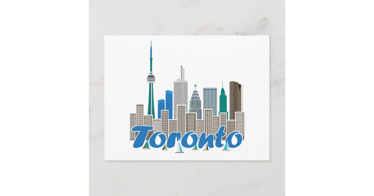 Toronto Skyline Postcard | Zazzle