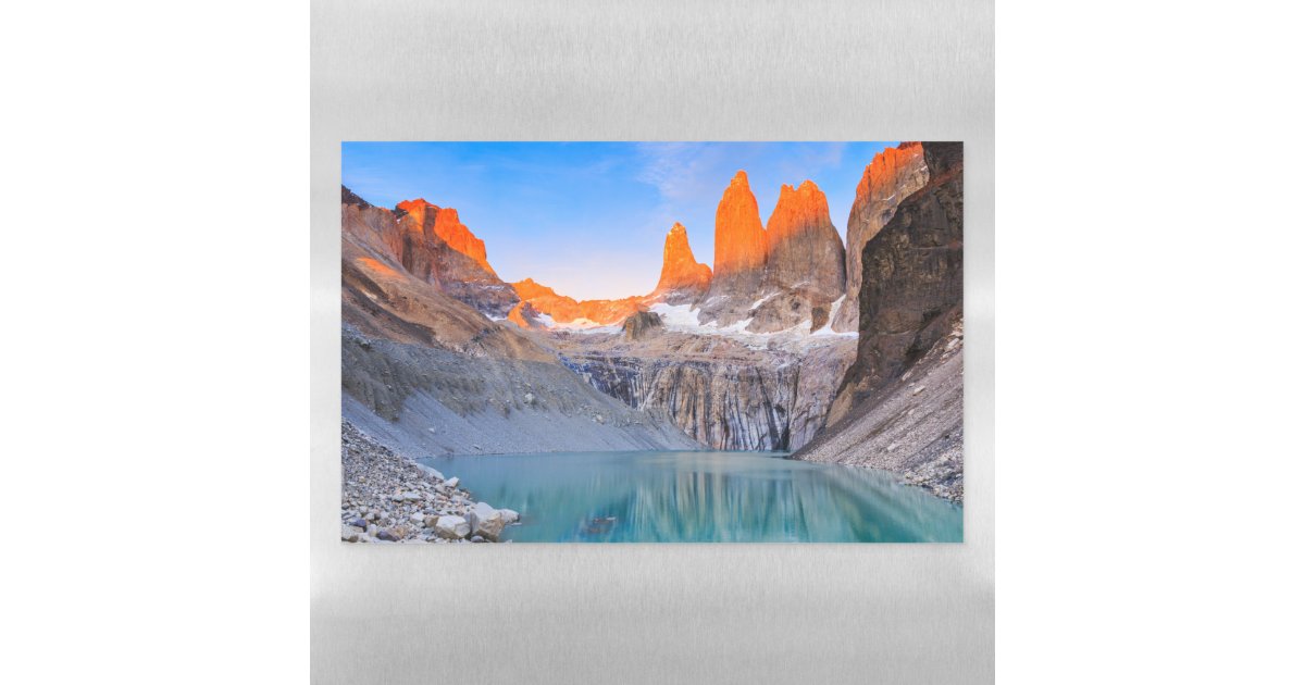 Torres Del Paine National Park, Chile Magnetic Dry Erase Sheet | Zazzle
