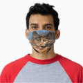 Torti Cat Face Photo Face Mask | Zazzle