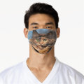 Torti Cat Face Photo Face Mask | Zazzle