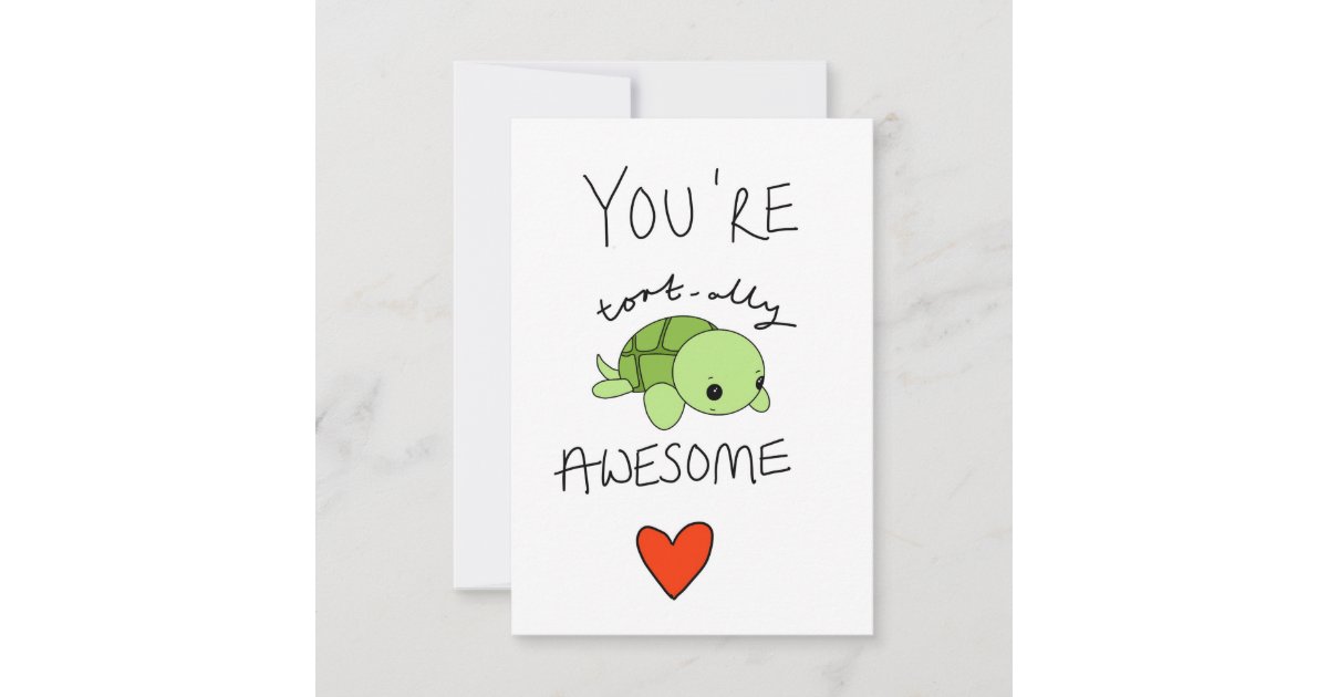 Tortoise card | Zazzle