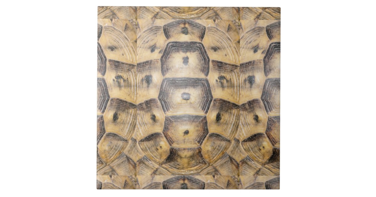 Tortoise shell pattern ceramic tile | Zazzle