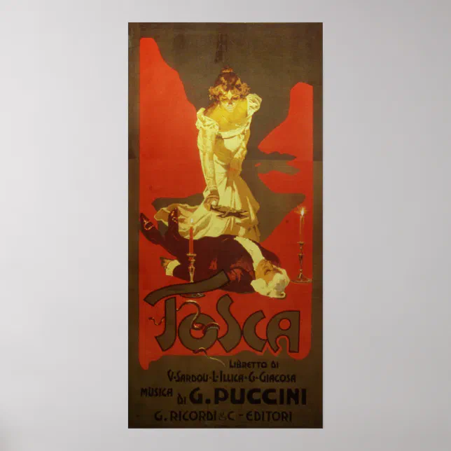 Tosca Opera Poster | Zazzle