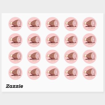 Total Ham Classic Round Sticker | Zazzle