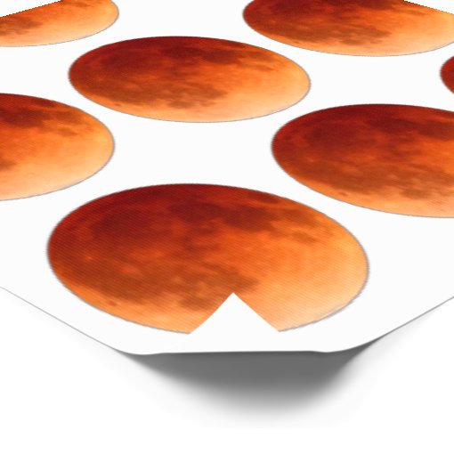 Total Lunar Eclipse Blood Moon Temporary Tattoo | Zazzle