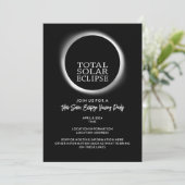 Total Solar Eclipse - 2024 or custom date Invitation | Zazzle
