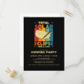 Total Solar Eclipse 2024 Vintage USA Viewing Party Invitation Postcard ...