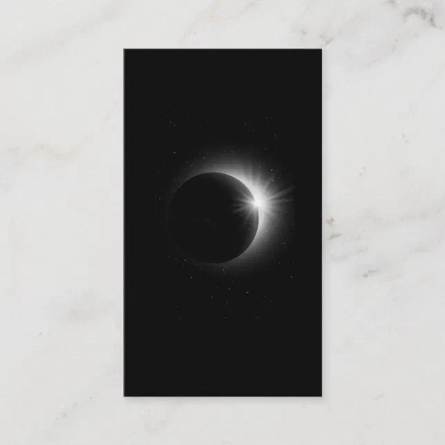 Total Solar Eclipse Astronomy Business Card | Zazzle
