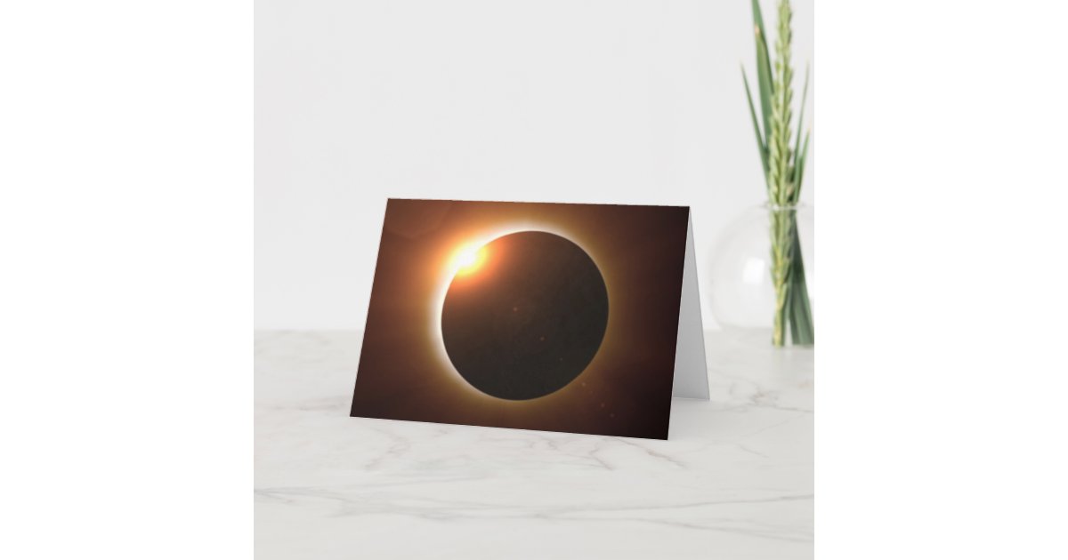 Total Solar Eclipse Card | Zazzle