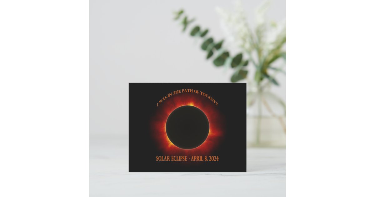 Total Solar Eclipse Postcard | Zazzle